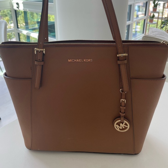 Michael Kors Collection | Bags | In Good Condition Camel Work Bag Can ...